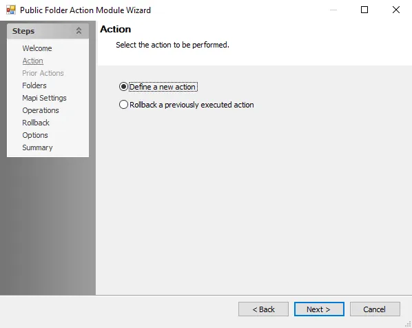 Public Folder: Action | Netwrix Product Documentation