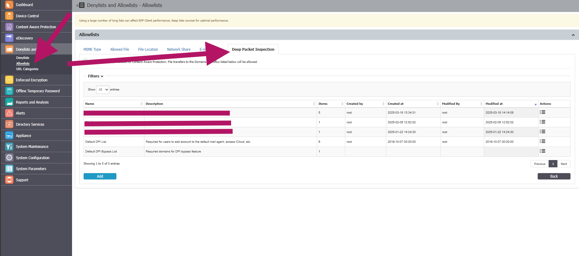 Whitelisting Authentication Servers for Deep Packet Inspection | Netwrix Product Documentation