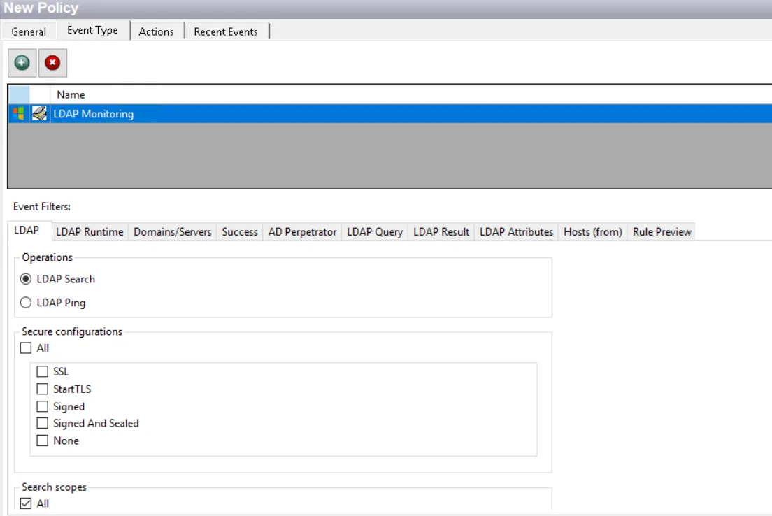 LDAP Monitoring | Netwrix Product Documentation